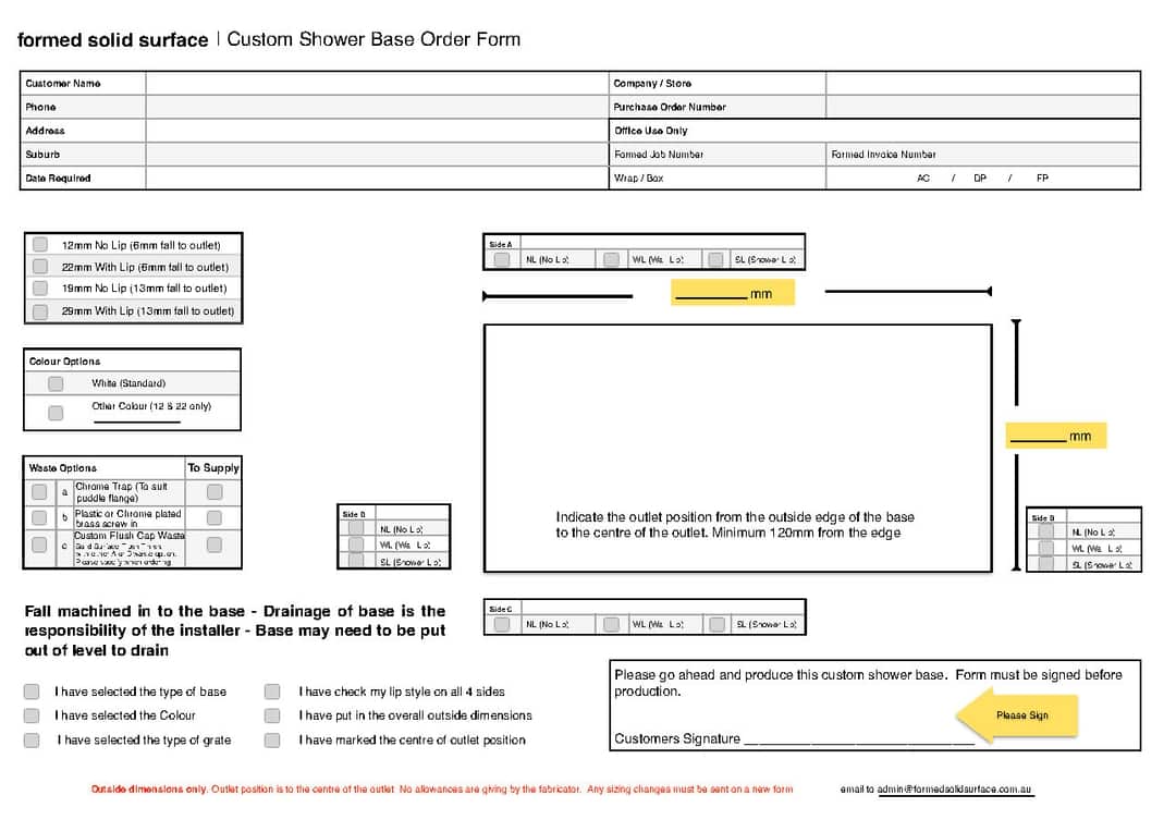 Custom Shower Bases | by formed