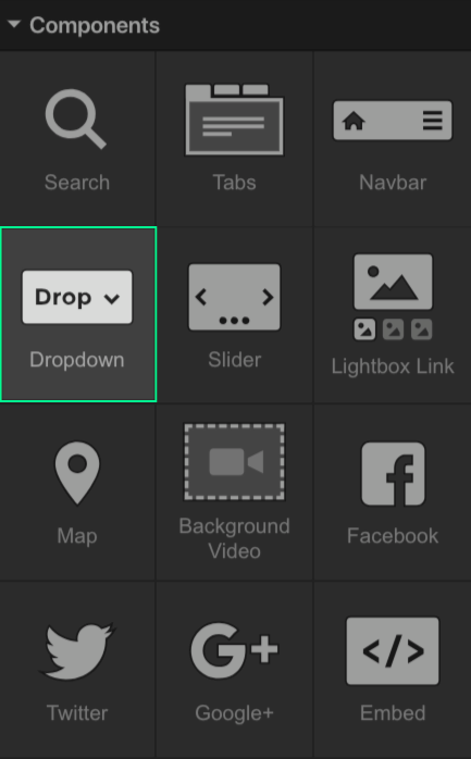 Dropdown | Webflow University