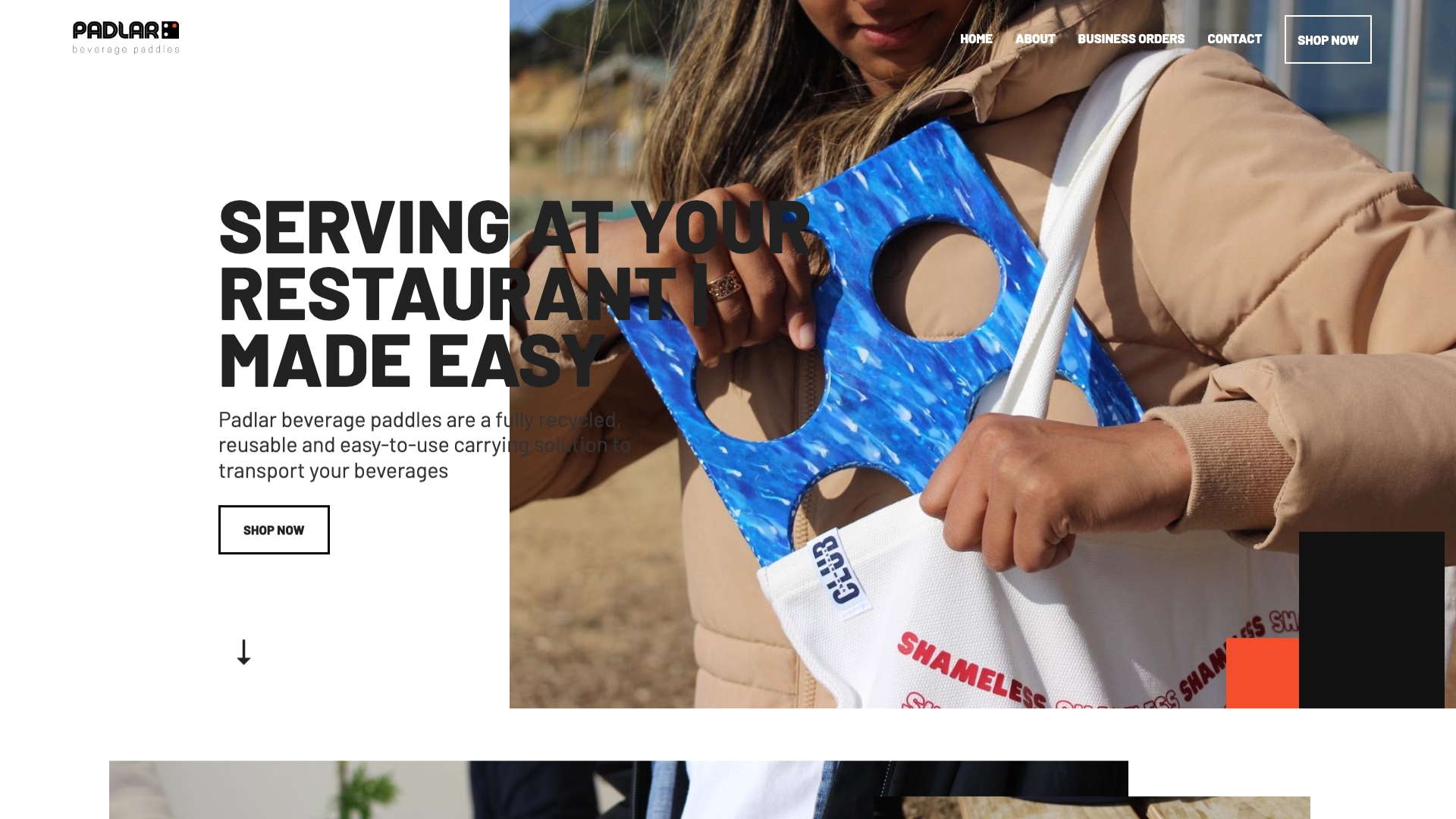 Padlar Beverage Paddles - eCommerce Web Design | Wakeford Digital