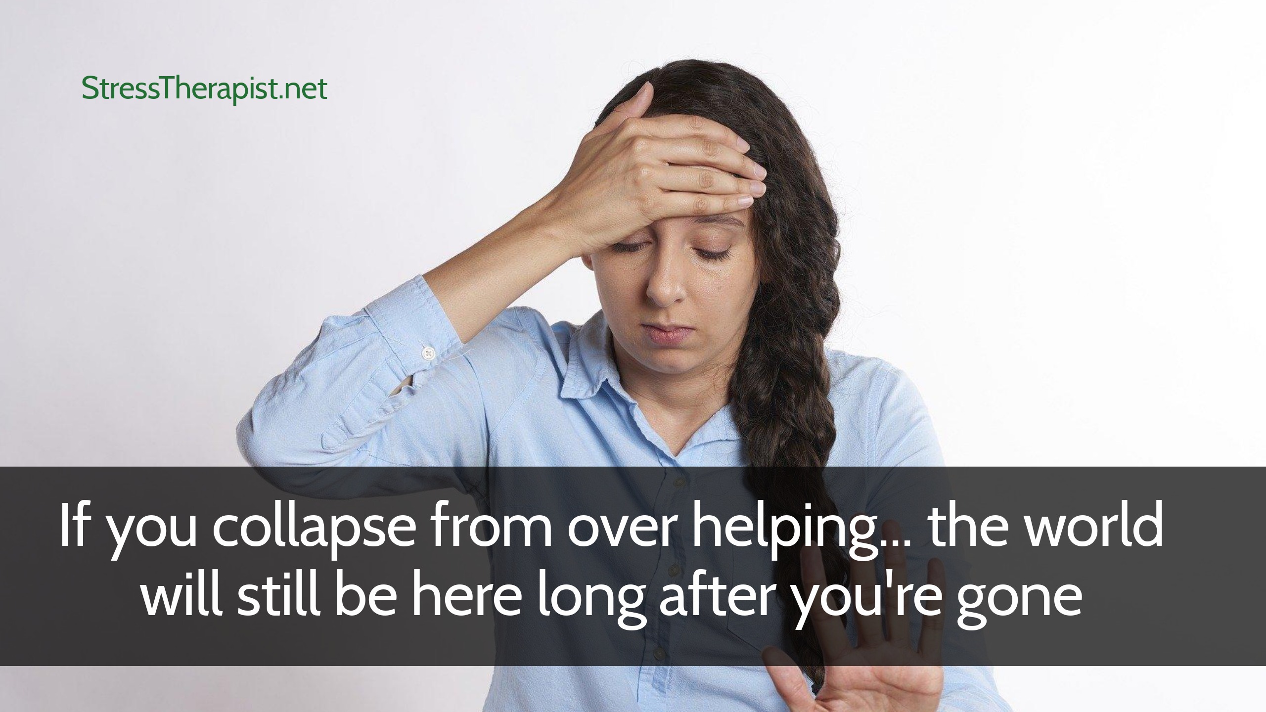 How to stop being too responsible