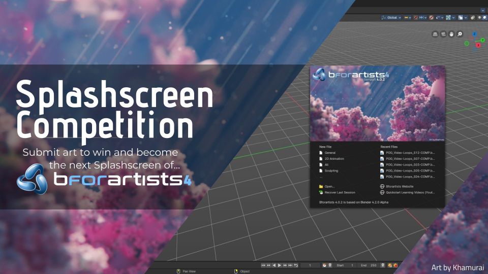 Splashscreen Competition for Bforartists 4.1.0