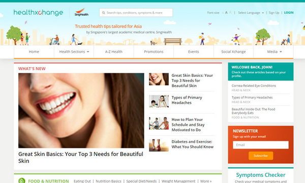 Project: HealthXchange – Samuel Liew