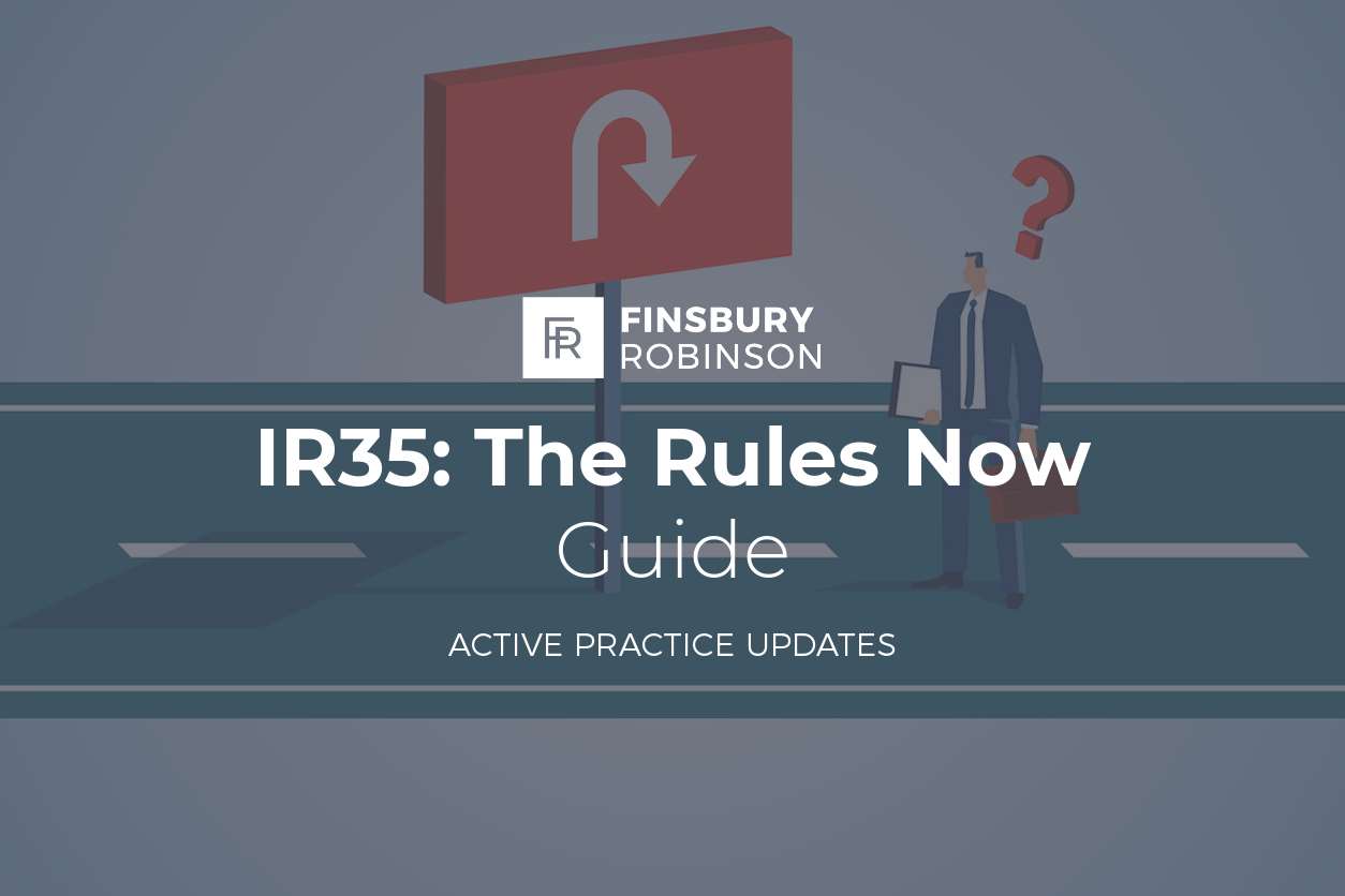 IR35: The Rules Now