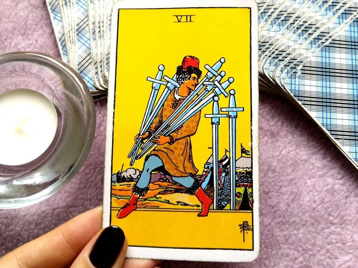 The Seven of Swords Tarot Card: Meaning, Symbolism, and Interpretation
