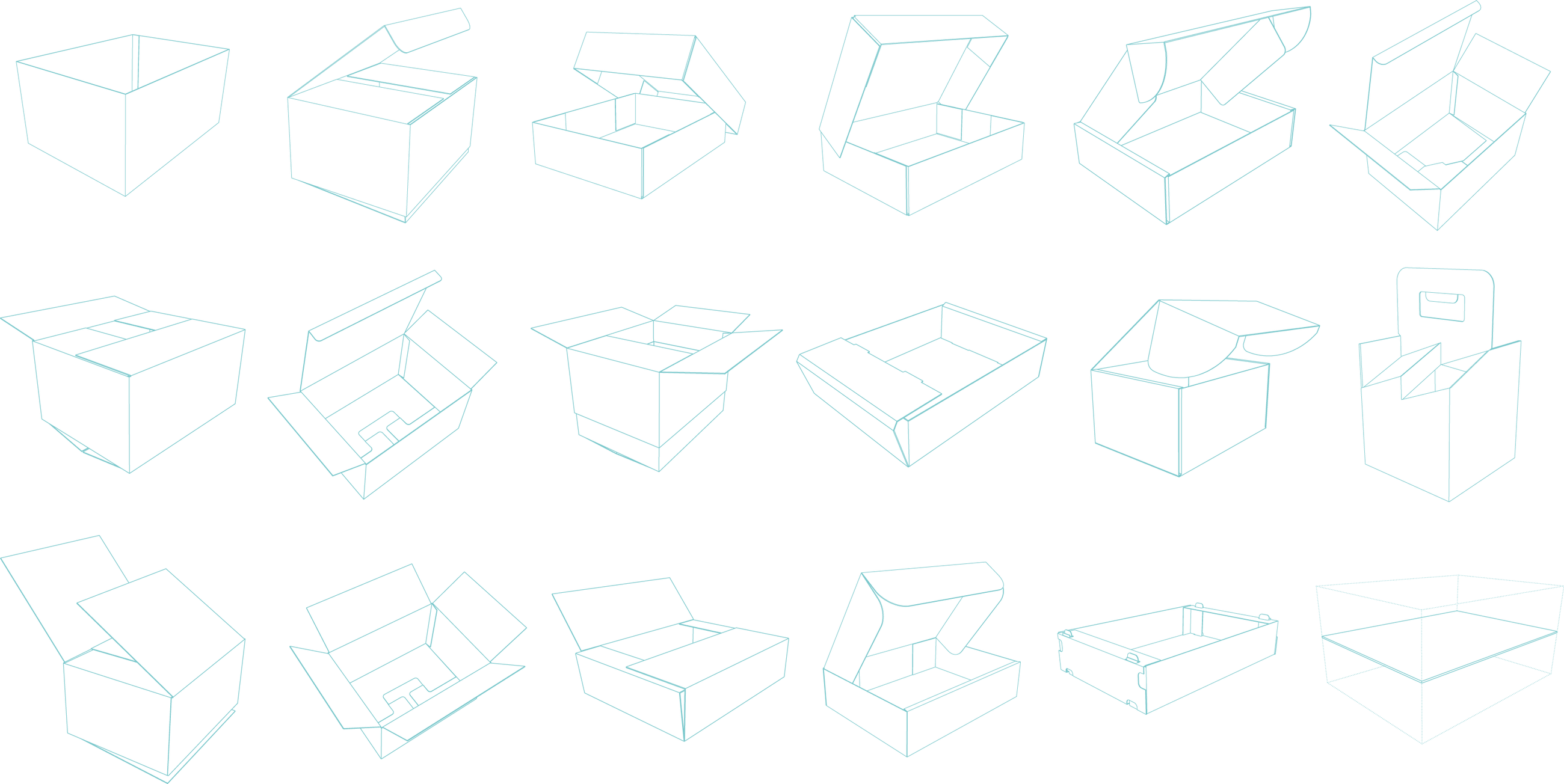 The Box Factory | FEFCO Design Style 0201 SRP | Cardboard Box Manufacturer