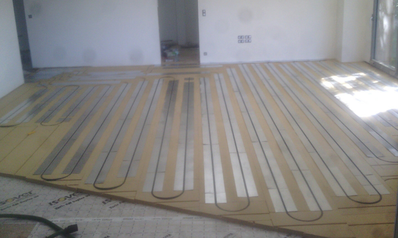 Pose de parquet flottant sur plancher chauffant : le plancher chauffant ...