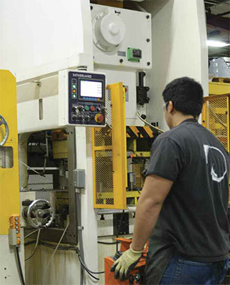 Sutherland SUCCESS WITH NEW STAMPING PRESS