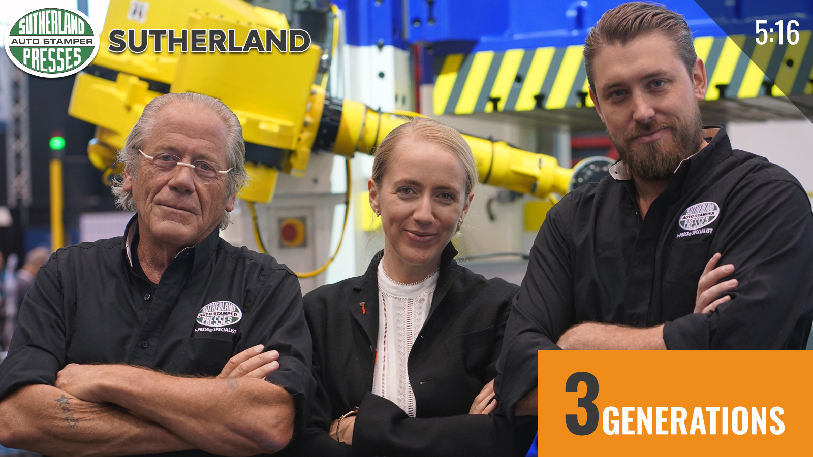 Sutherland Presses Video