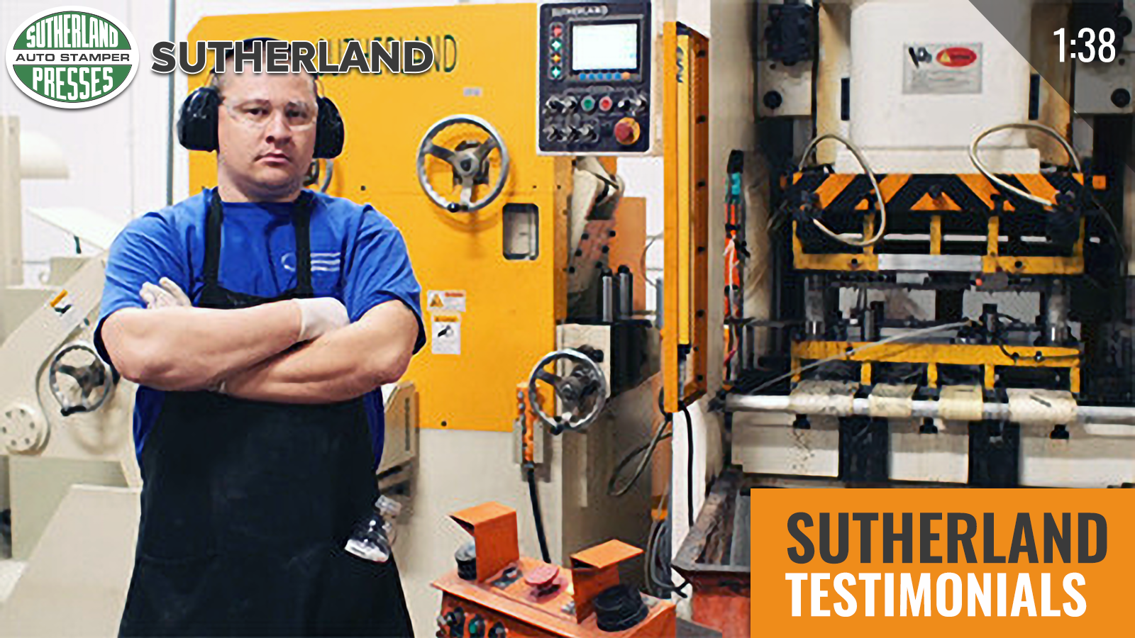 Sutherland Presses Video