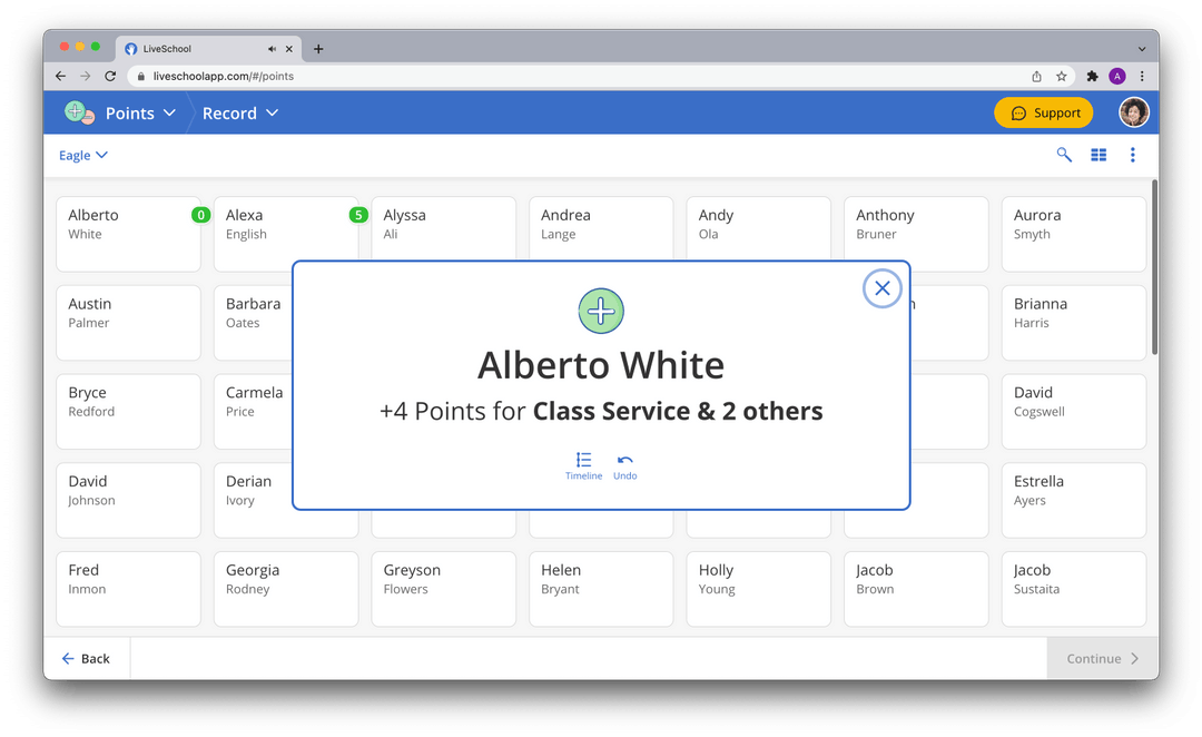 House Points | LiveSchool