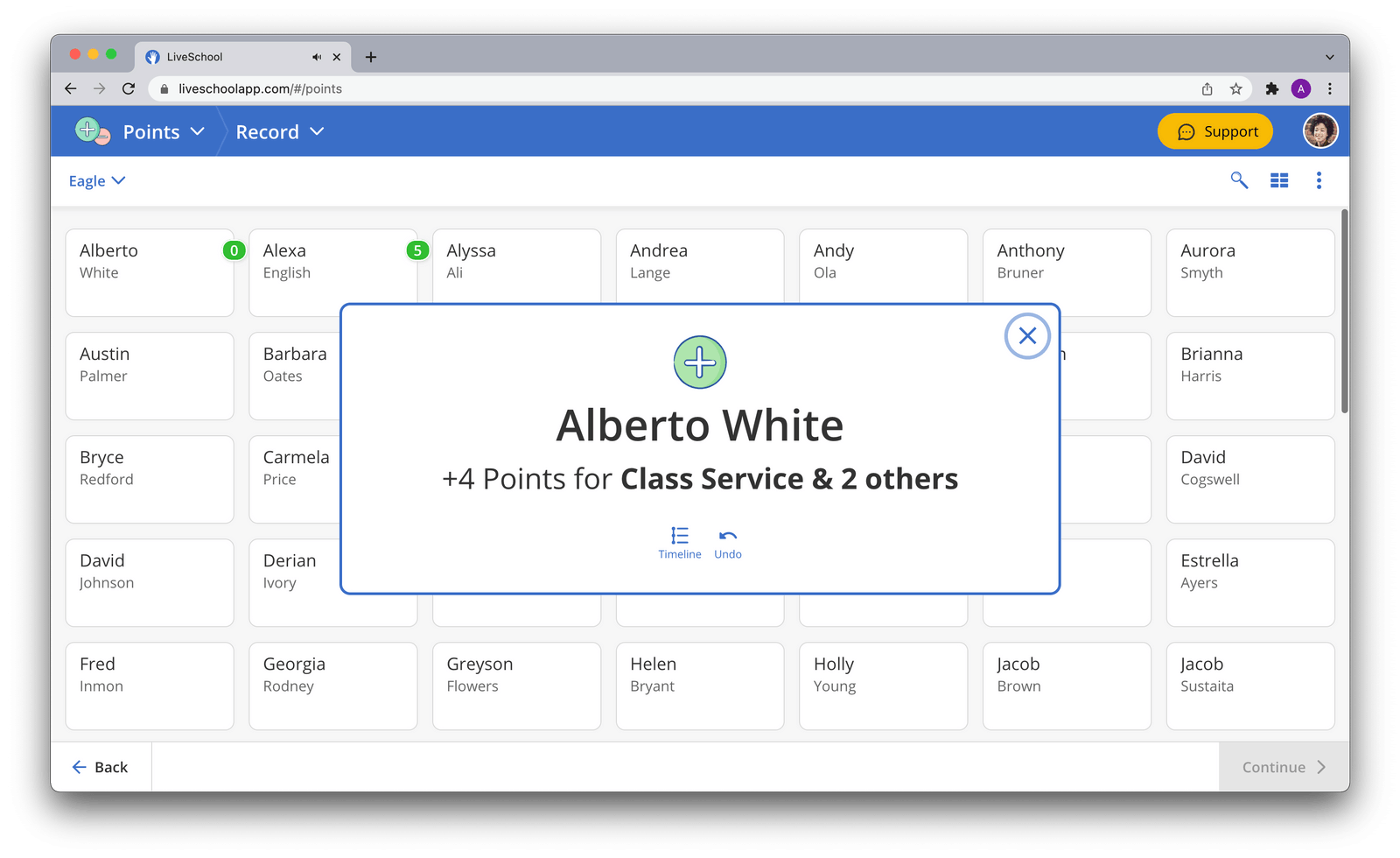 House Points | LiveSchool