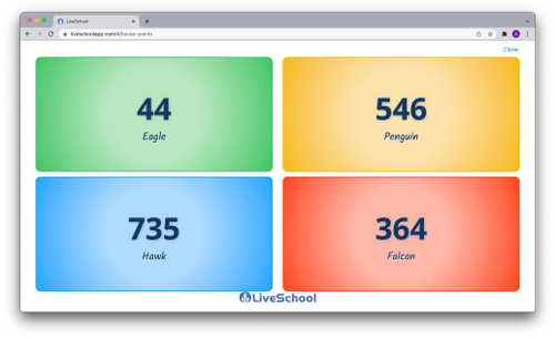 House Points | LiveSchool