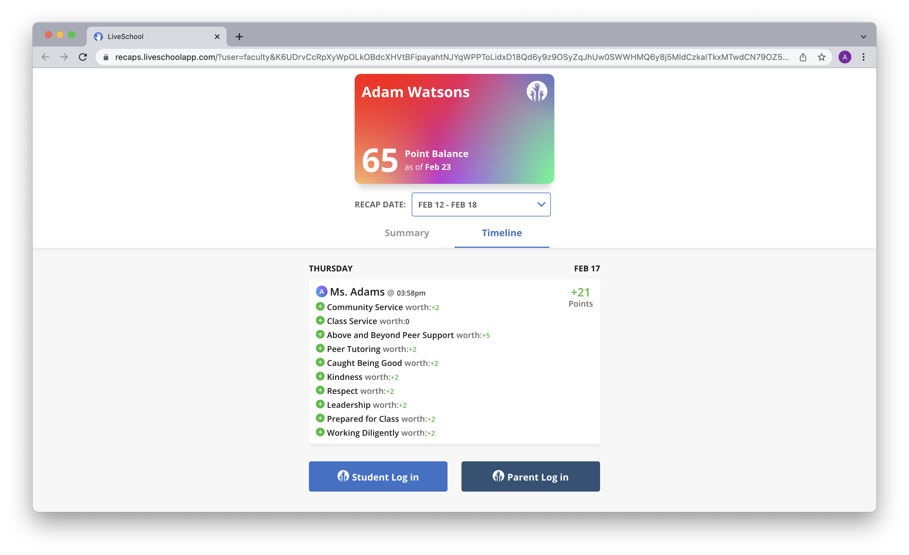 LiveSchool | School Culture & Behavior Management Solution