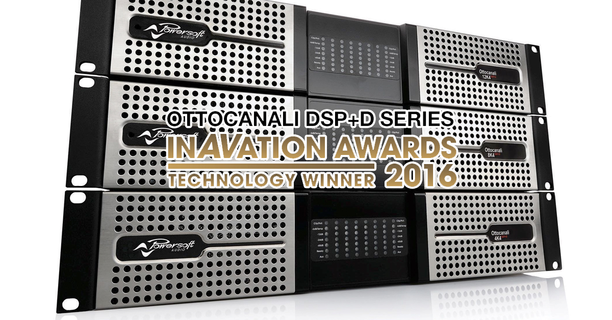 Powersoft Ottocanali DSP+D wins inAVation award