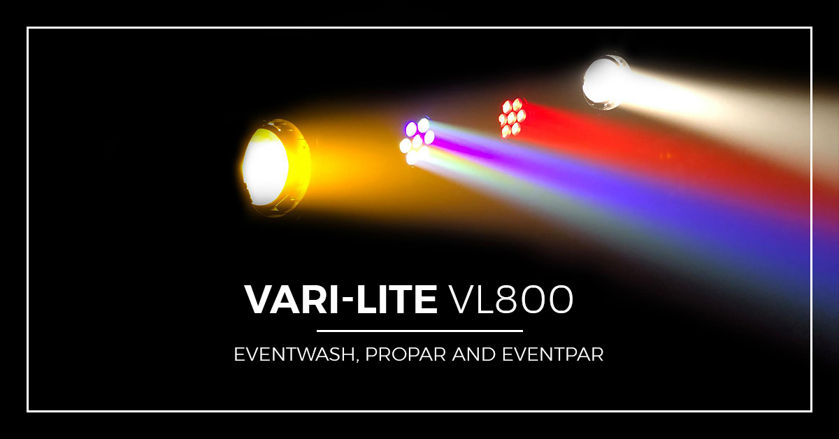 New VL800 series brings Vari-lite power to cost-effective event fixtures