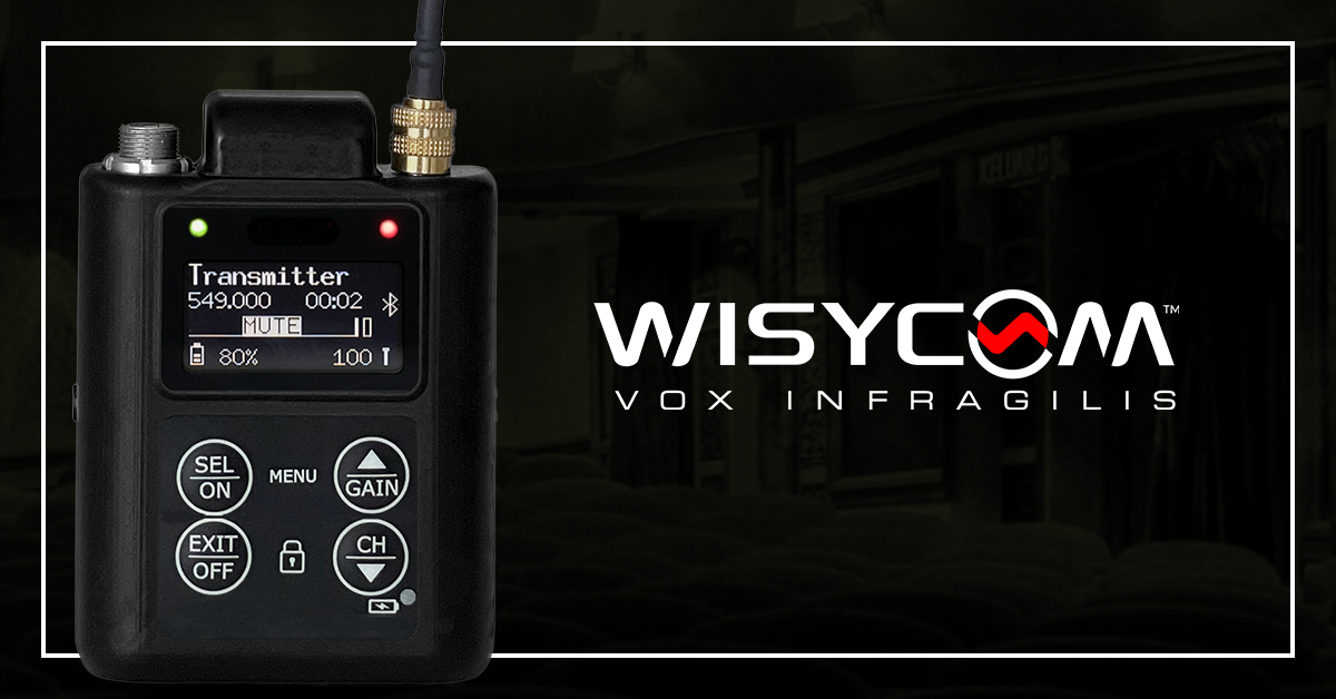 New miniature bodypack transmitter launched from Wisycom, Type MTP61