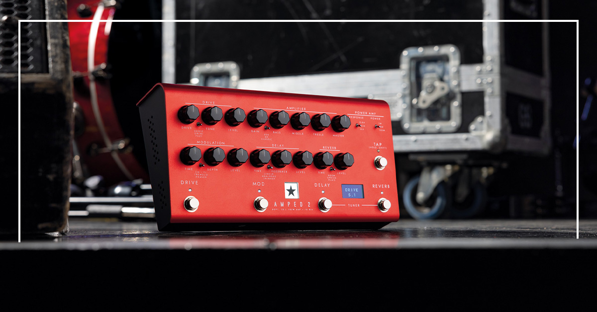 DEPT. 10 AMPED 2, 100W Amp + FX in a Compact Pedal