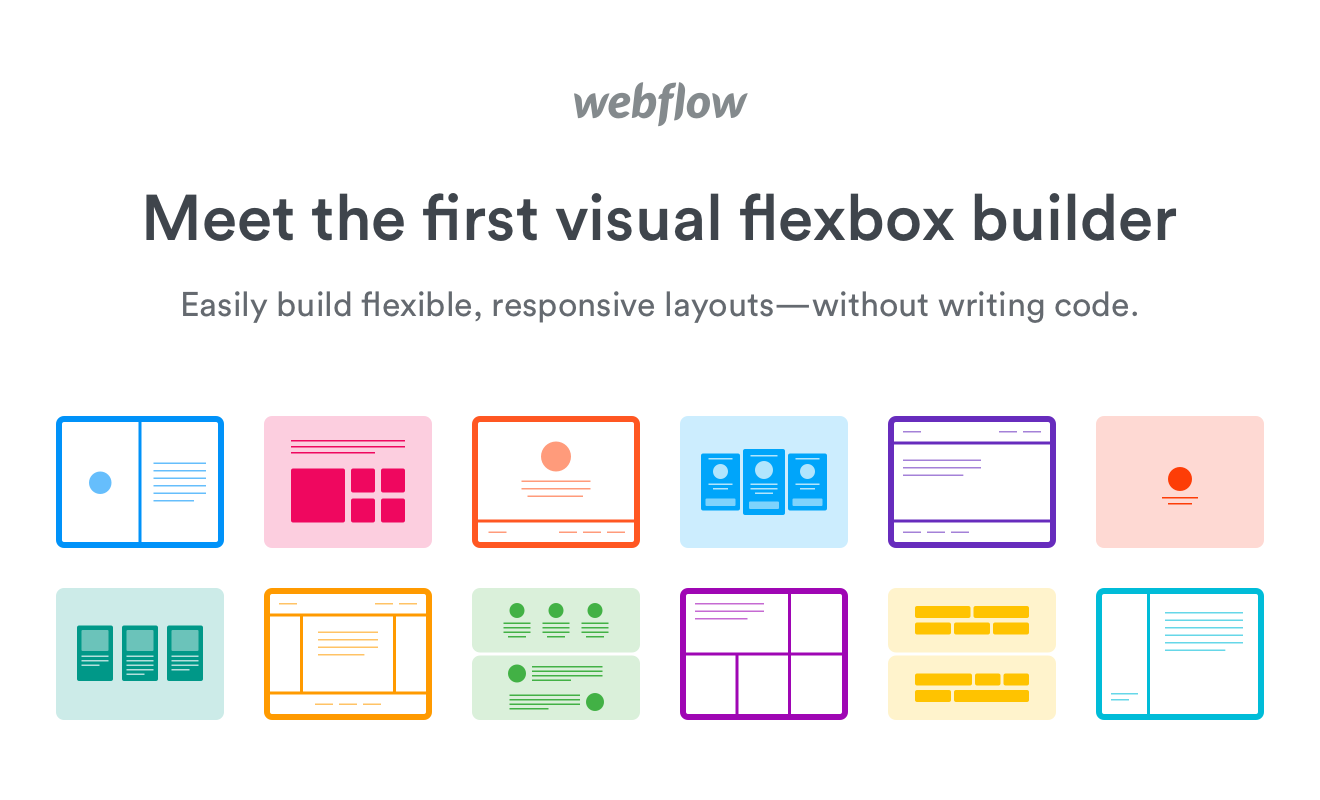 Visual CSS Flexbox Builder Webflow