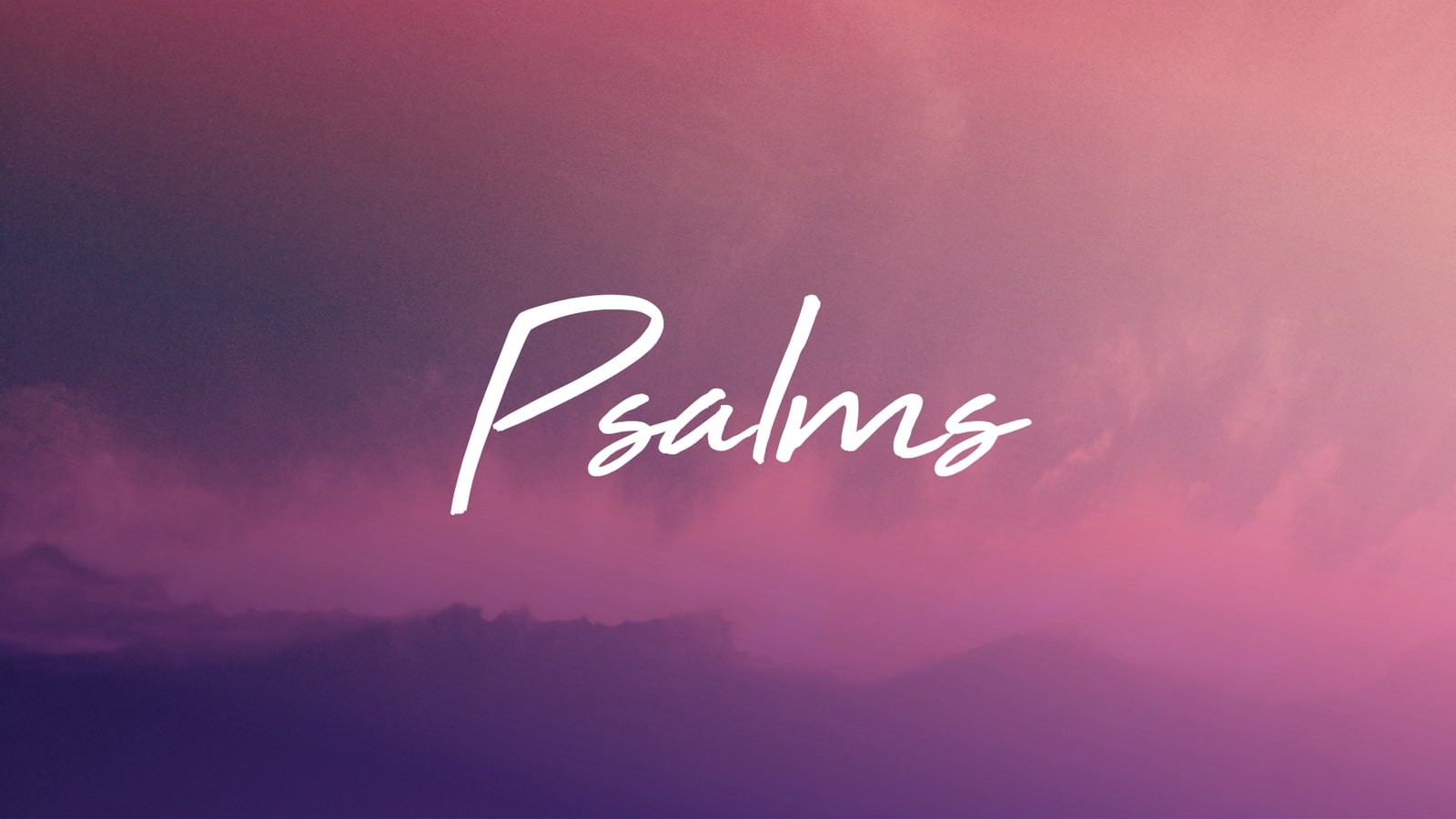 Psalms Psalms Hymns Spiritual Songs