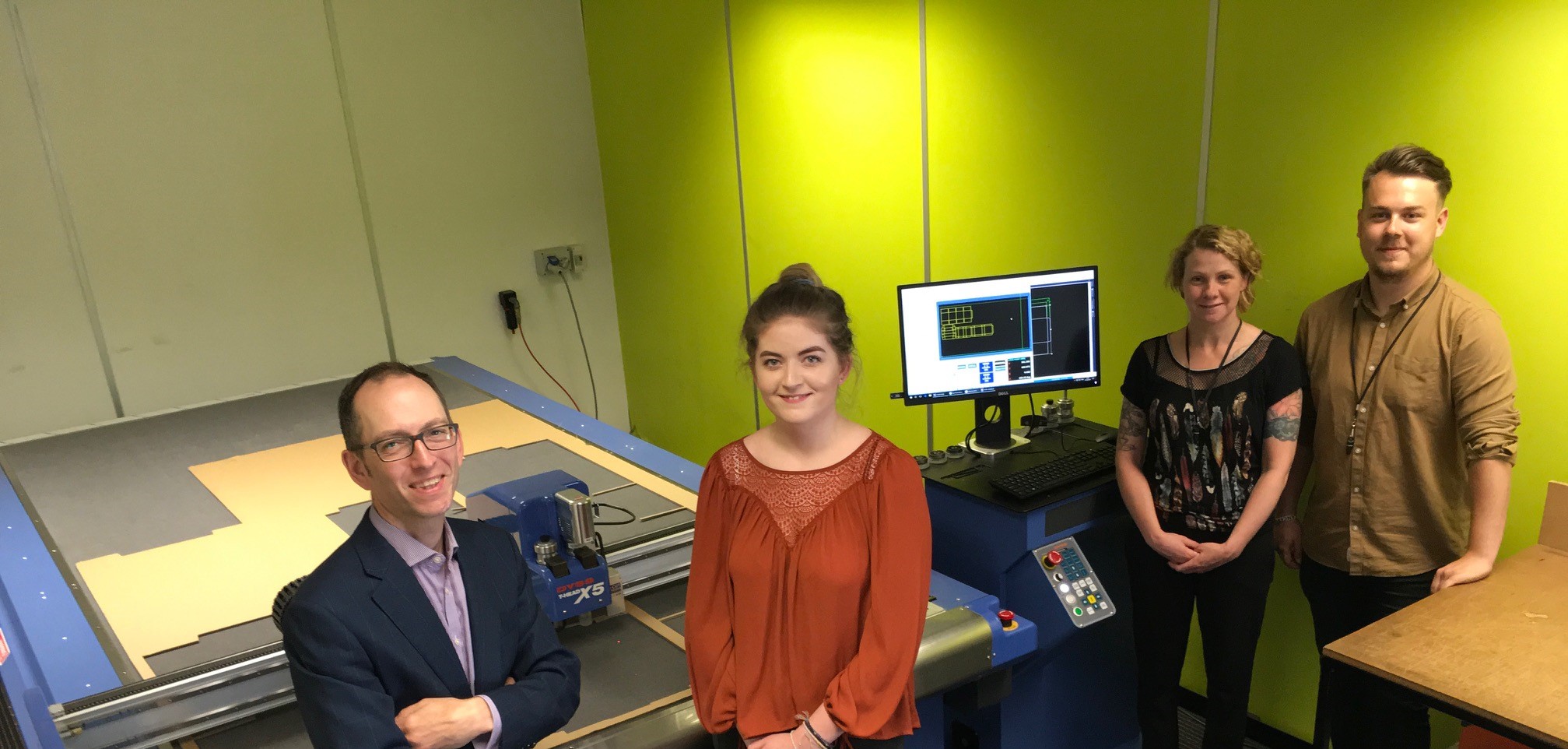 The Box Factory | News | Installation of our new DYSS CAD Table