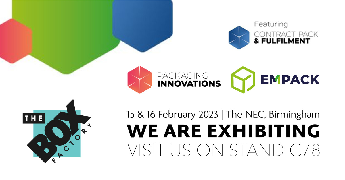 The Box Factory | News | Exhibiting at Packaging Innovations 2023