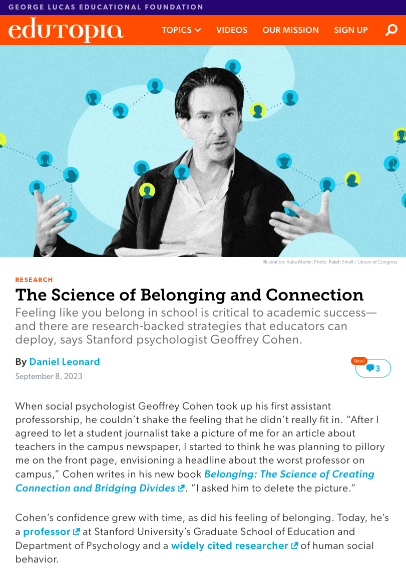 The Science of Belonging and Connection | Resource
