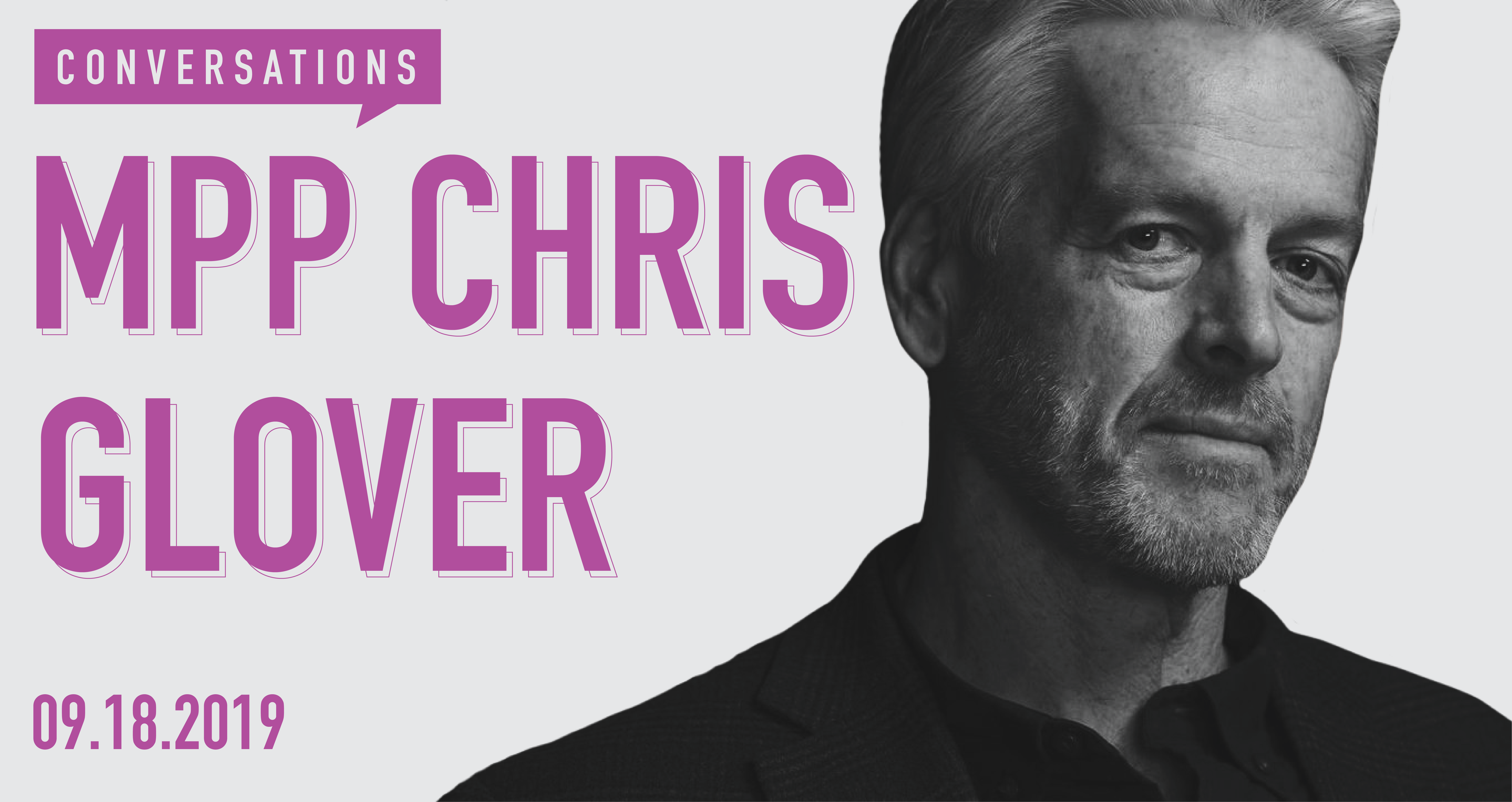 A Conversation with MPP Chris Glover
