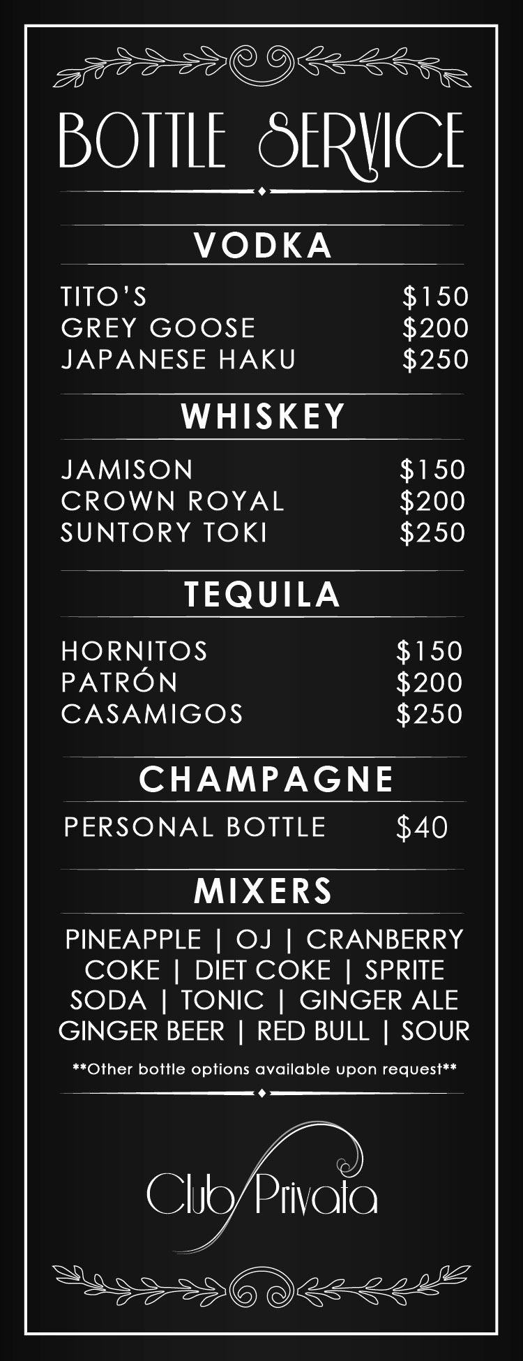 Club Privata - VIP Services