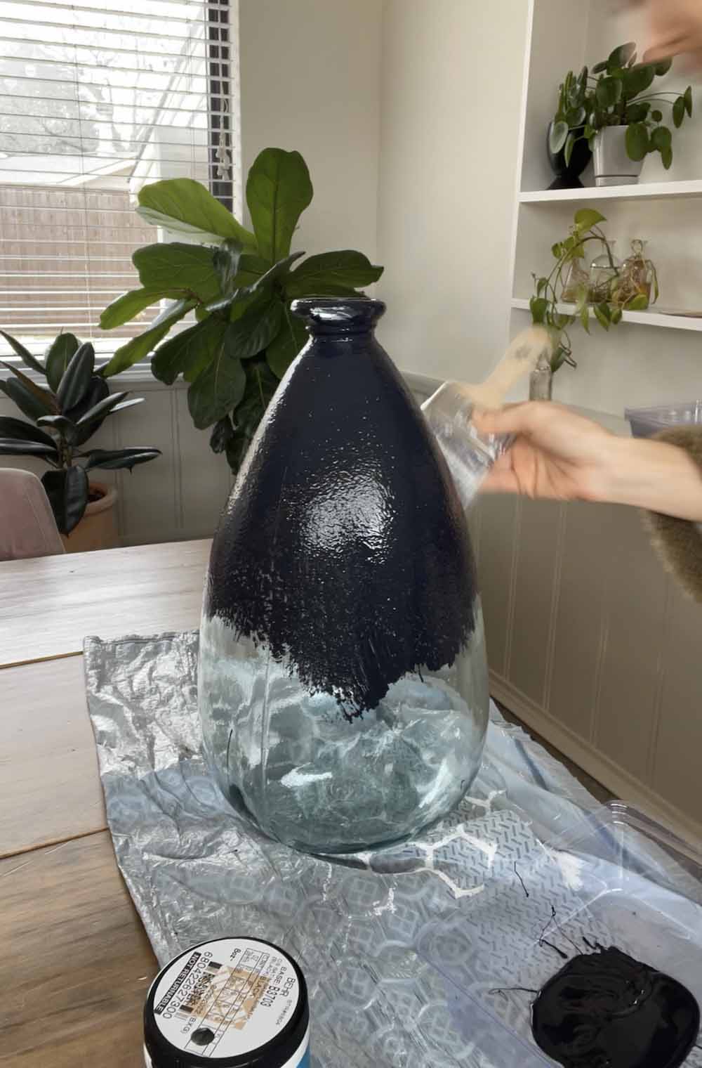 DIY Textured Vase
