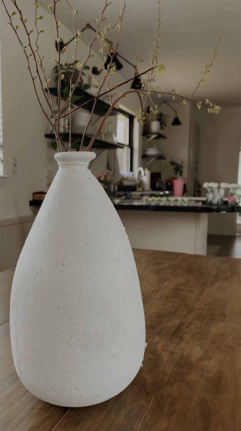DIY Textured Vase