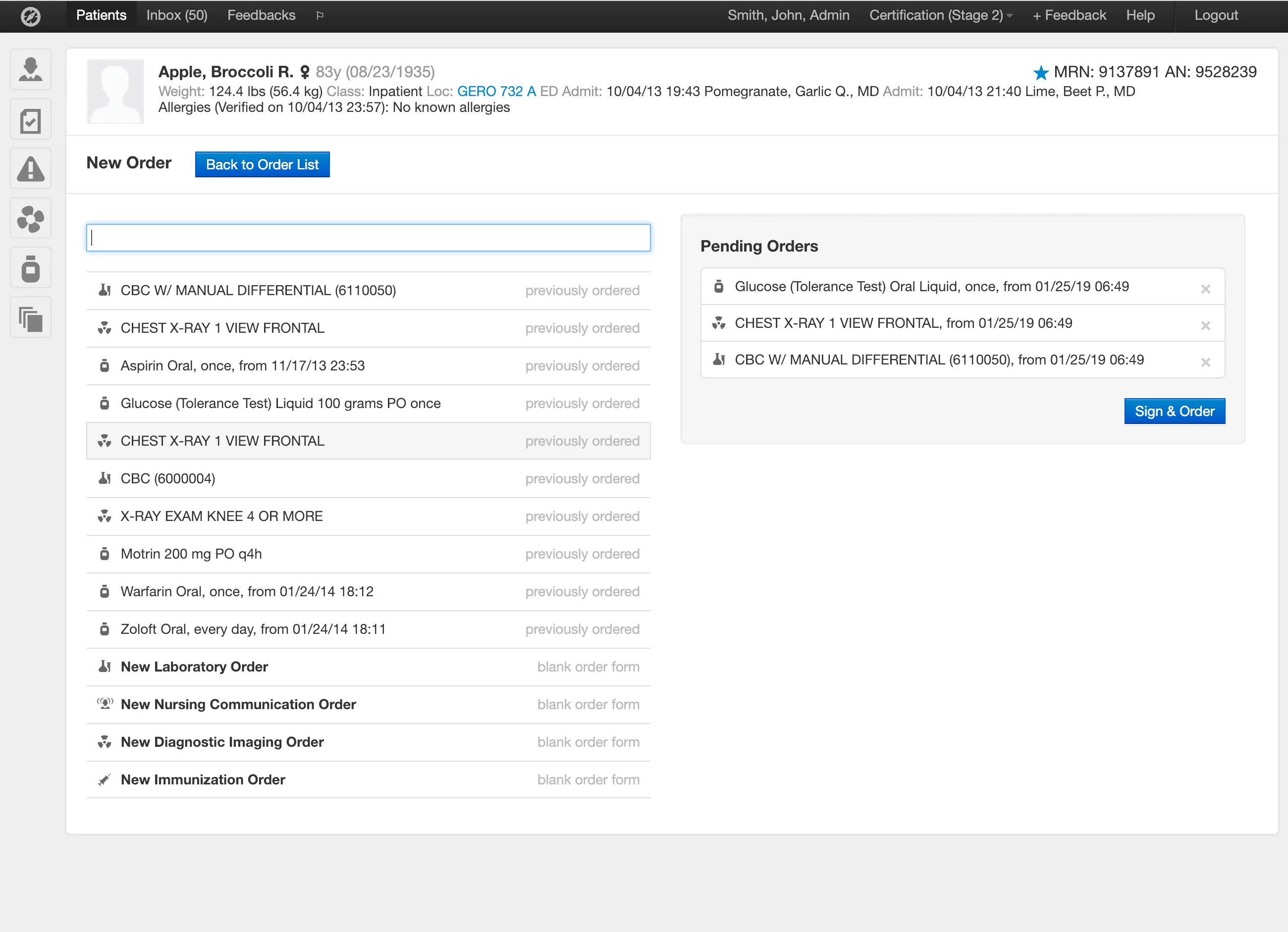 Building an Inpatient EHR for a mid-size Hospital
