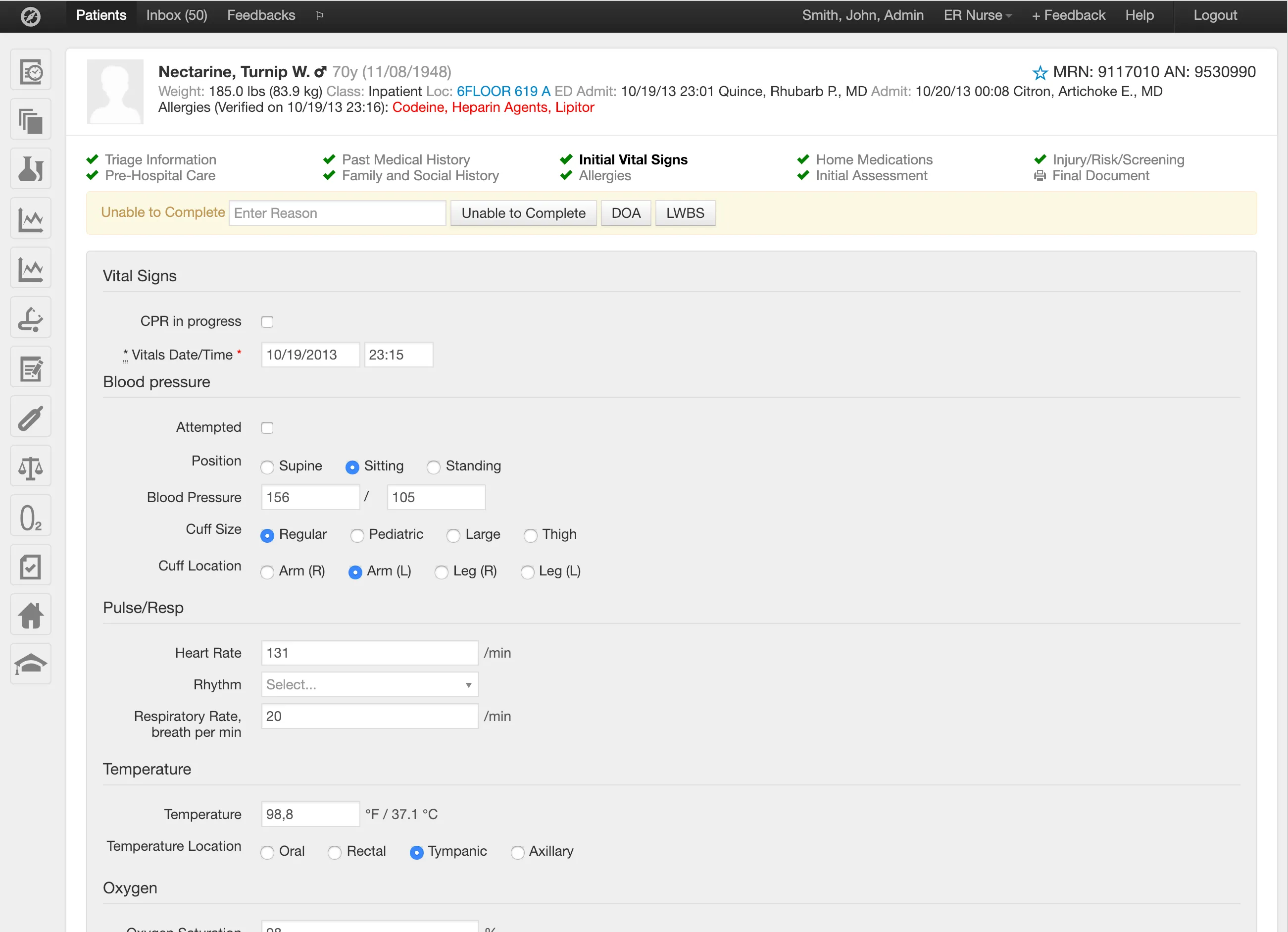 Building an Inpatient EHR for a mid-size Hospital