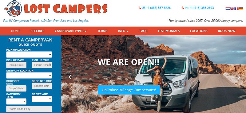 12 Best Campervan & RV Rentals in Los Angeles [2024 Guide]