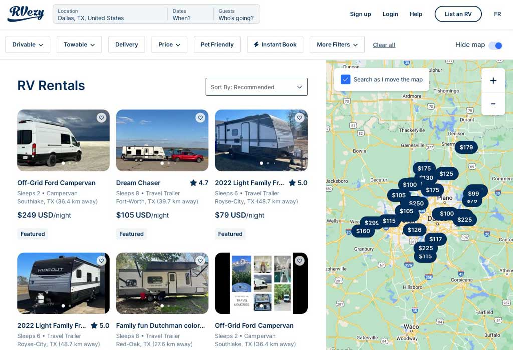 10 Best Campervan and RV Rentals in Dallas [2024]