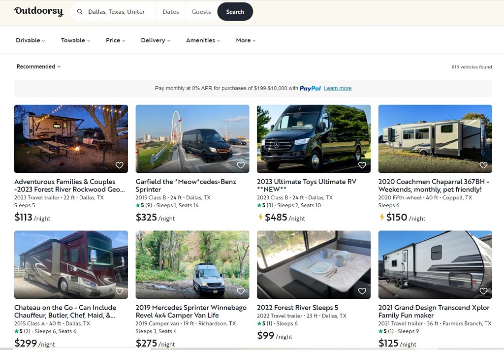 10 Best Campervan and RV Rentals in Dallas [2024]