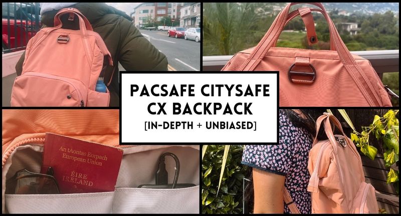 Pacsafe Citysafe CX Anti-Theft Backpack [In-Depth Review]