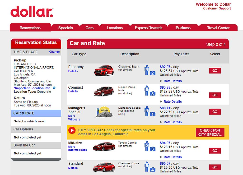 10 Best Car Rentals in the USA in 2024 [For all Budgets!]