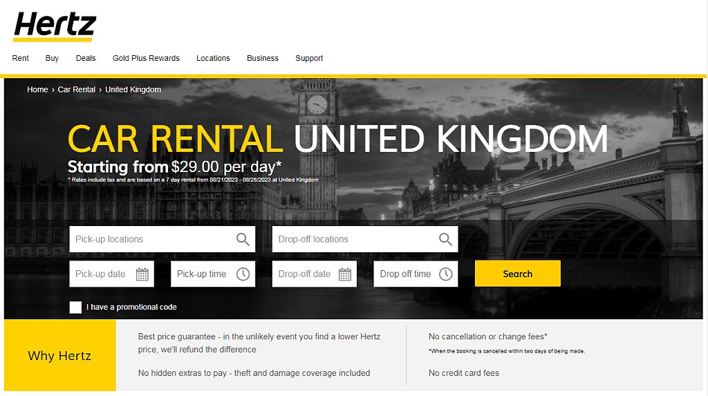 10 Best Car Rentals in UK in 2023 [For all Budgets]