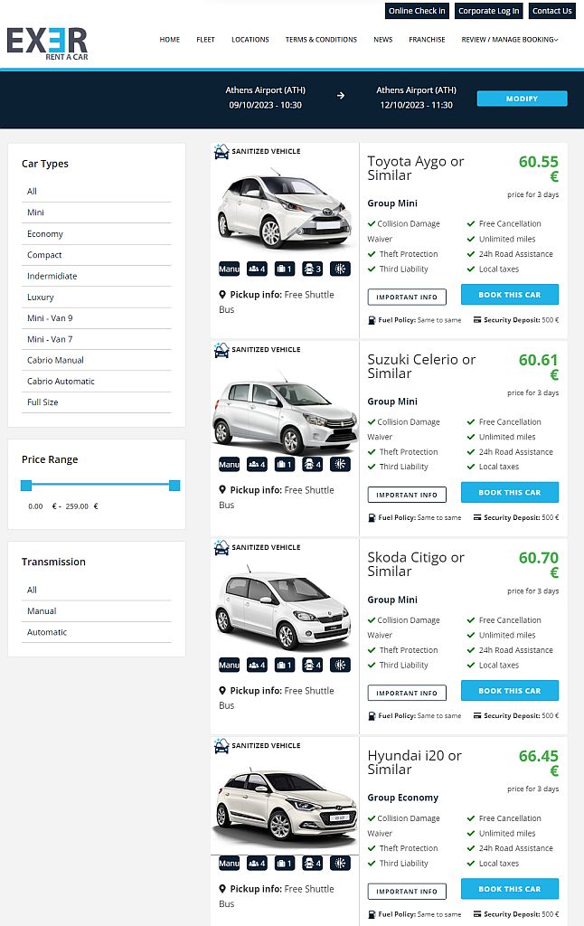 10 Best Car Rentals in Greece in 2023 [For all Budgets!]