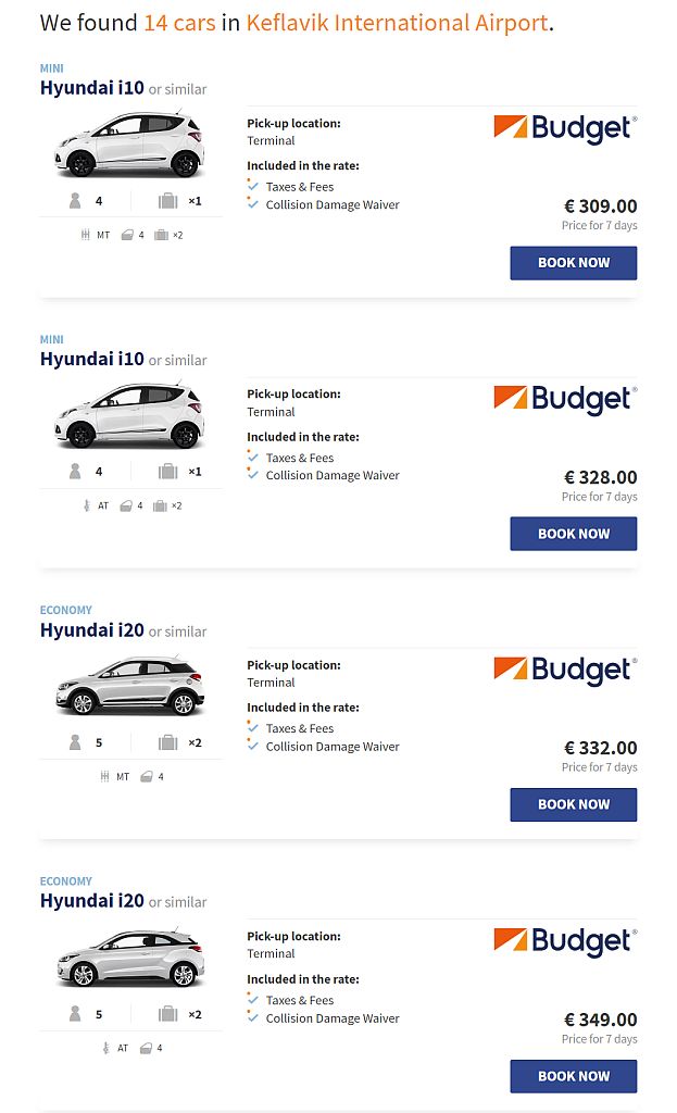 10 Best Car Rentals in Iceland in 2024 [For all Budgets!]