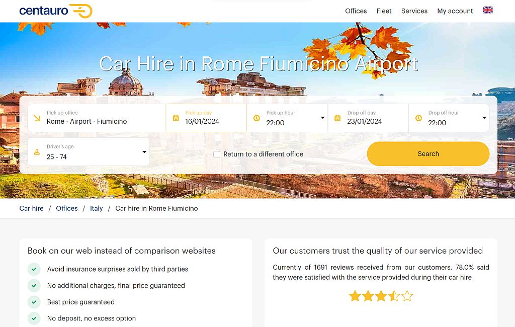 10 Best Car Rentals in Rome in 2024 [For all Budgets!]