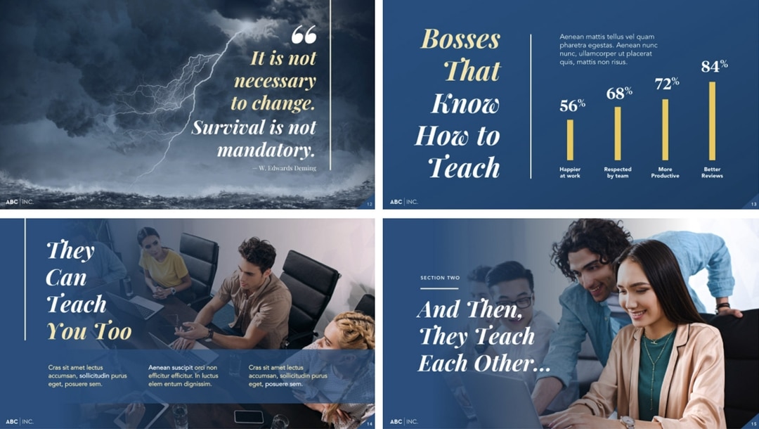 Presentation Design Samples