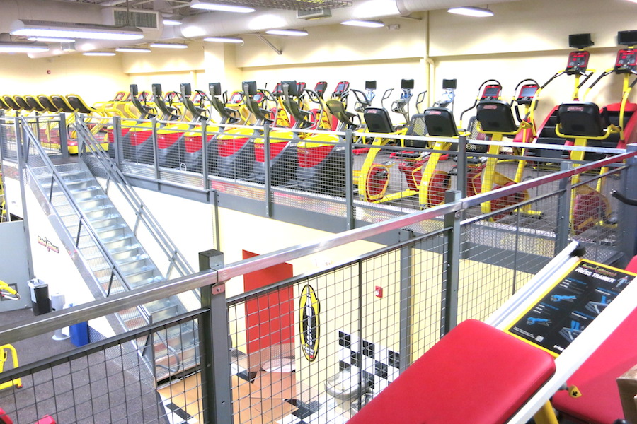 Retro Fitness Mezzanines