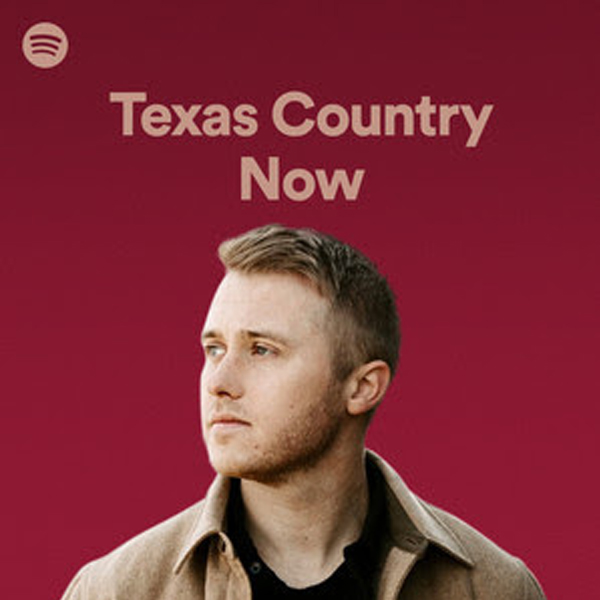 Corey Kent on the cover of Spotify's Texas Country Now