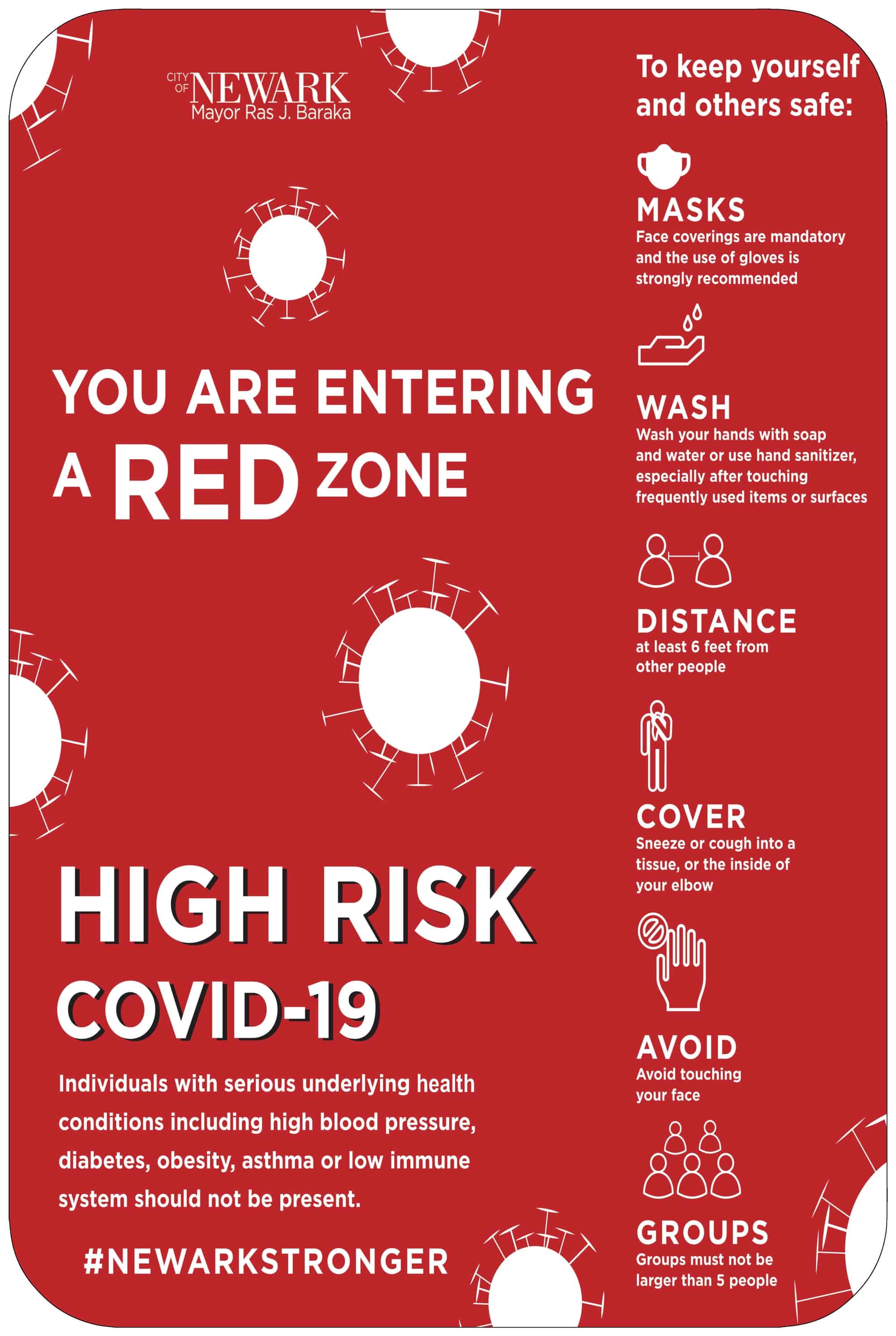 News: Red warning signs at parks a reminder that COVID-19 still poses ...