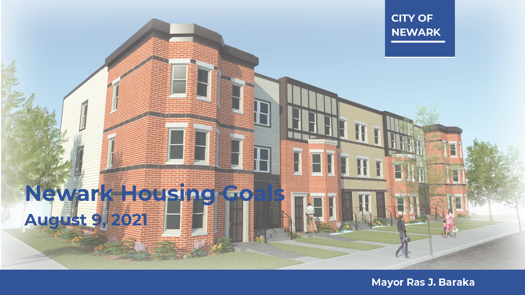 News: Newark Housing Goals Announcement Booklet