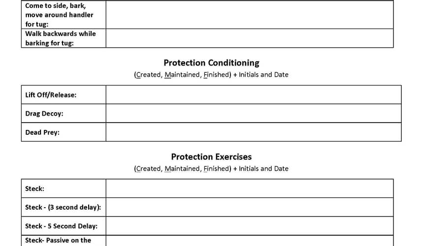 Protection Dog Blog: The Recipe for our Elite Program