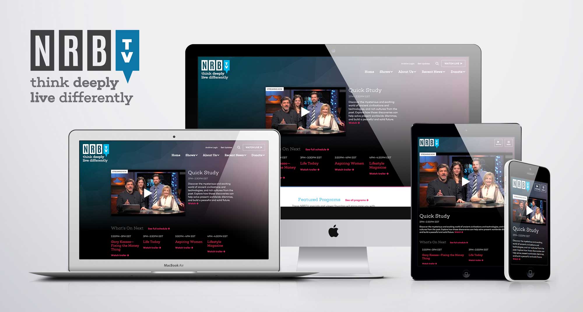 NRB TV - Website - Ryan James Design