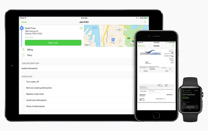 Smart Job Management App | ServiceM8 SA
