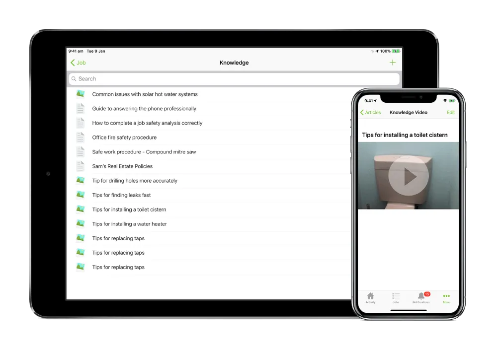 Knowledge Add-on | ServiceM8